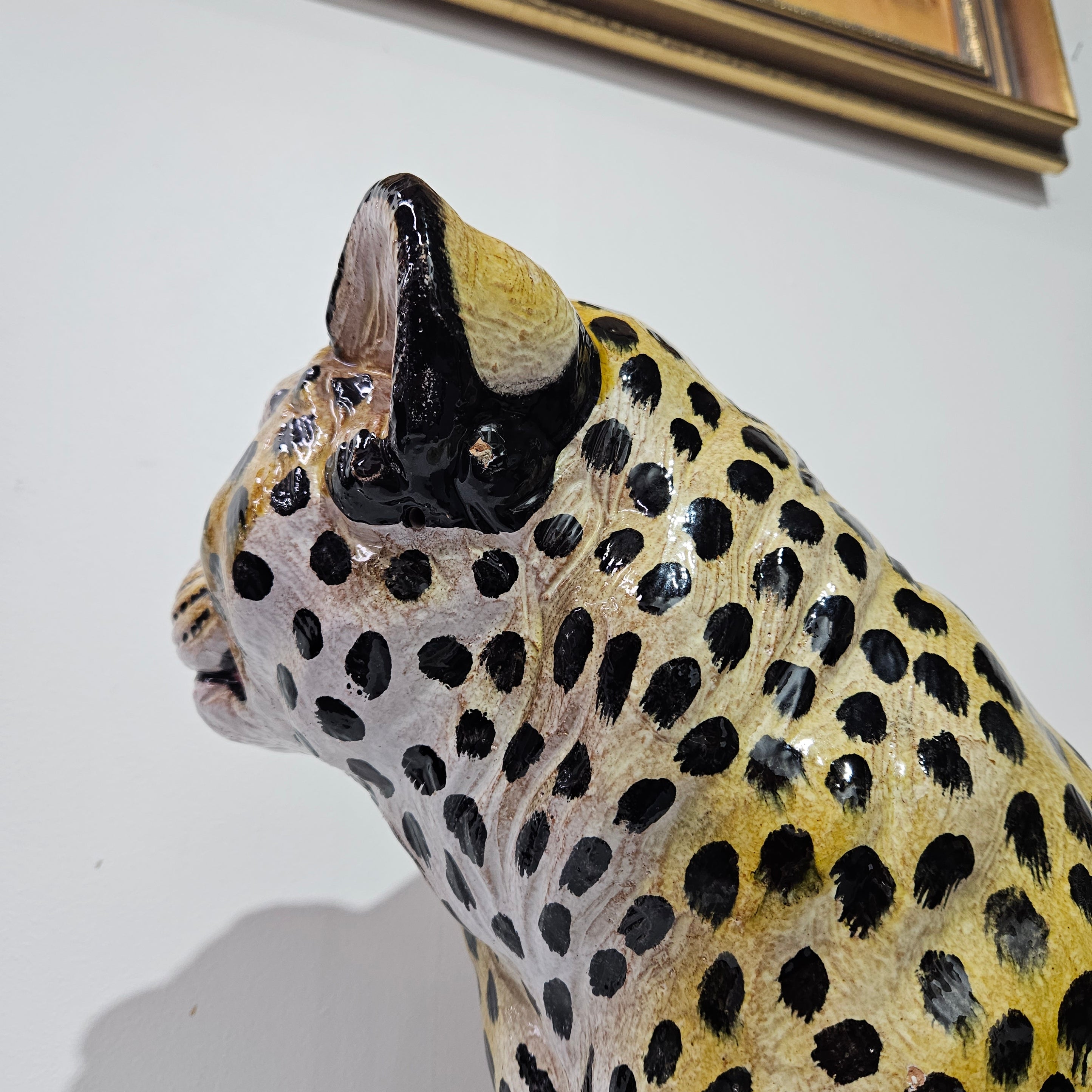 Large Vintage Terracotta Young Leopard – Moonee Ponds Antiques
