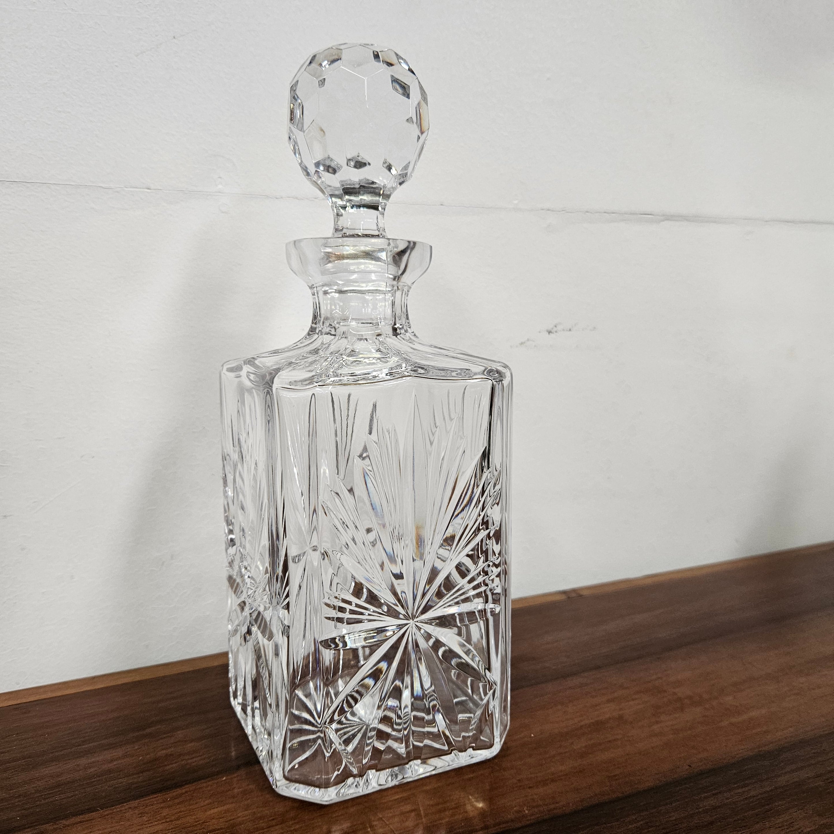 Vintage Crystal Spirit Decanter – Moonee Ponds Antiques