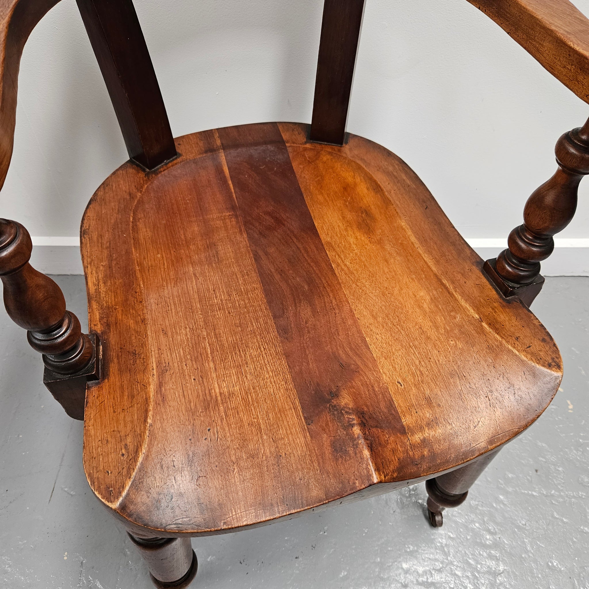 Mahogany Desk/Arm Chair – Moonee Ponds Antiques