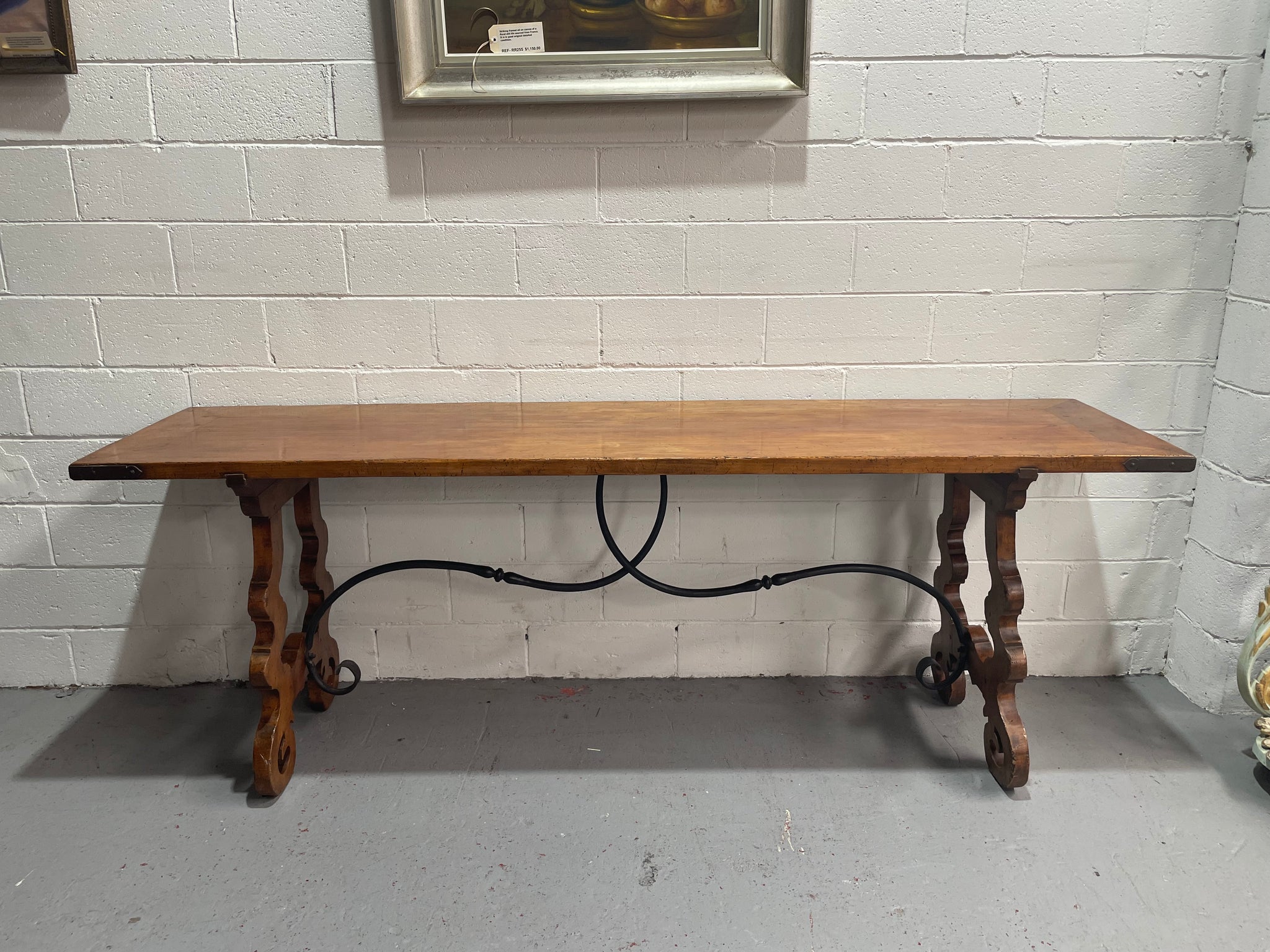 Vintage Walnut Long Spanish Style Console Table – Moonee Ponds Antiques