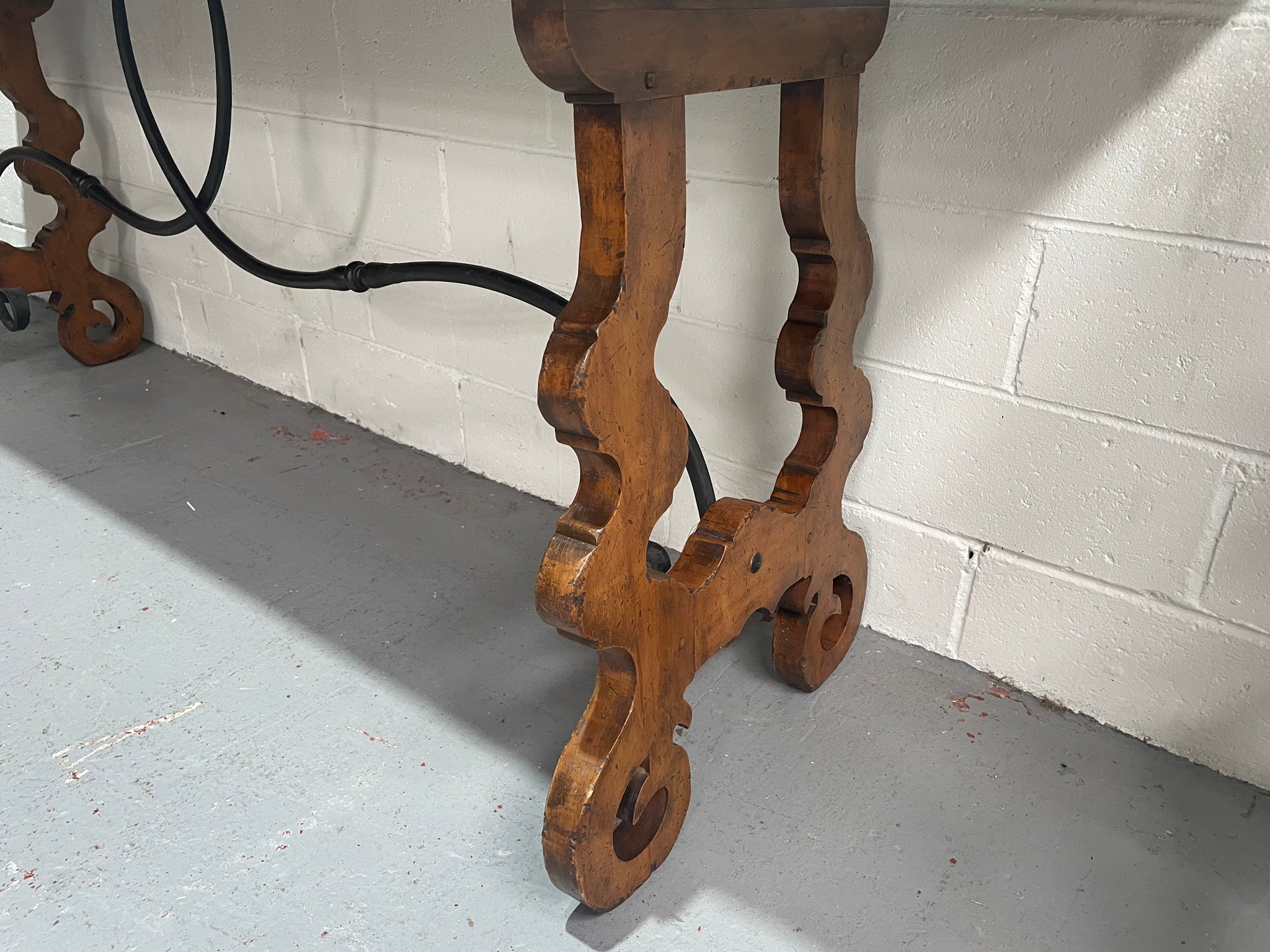 Vintage Walnut Long Spanish Style Console Table – Moonee Ponds Antiques