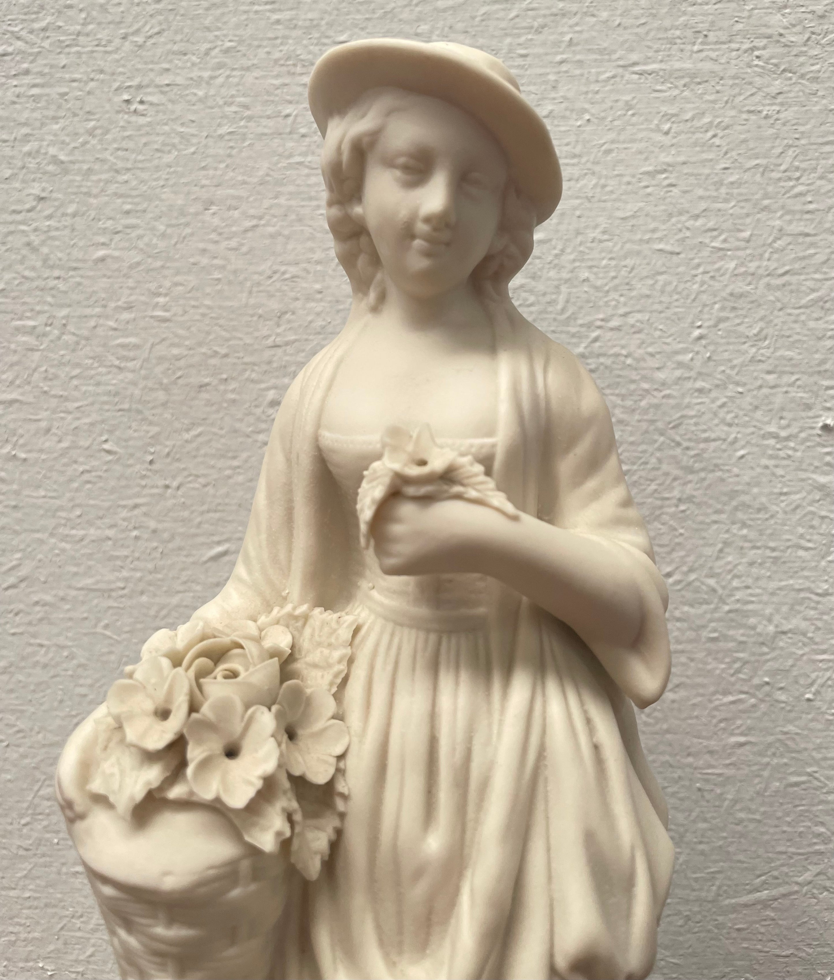 Victorian Parian Lady Statue – Moonee Ponds Antiques