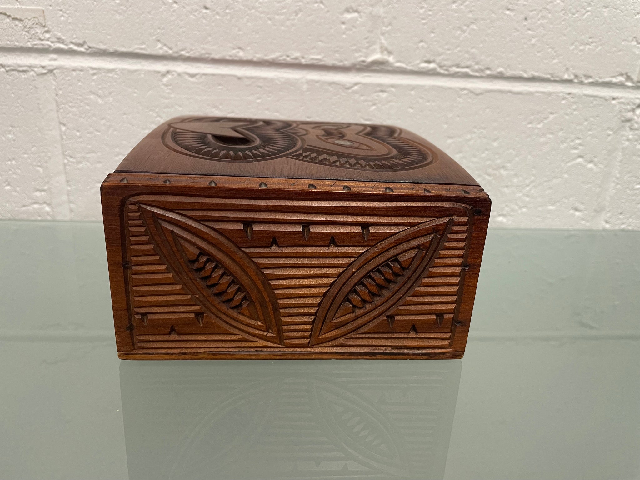 Vintage Maori Hand Carved Trinket Jewellery Box – Moonee Ponds Antiques