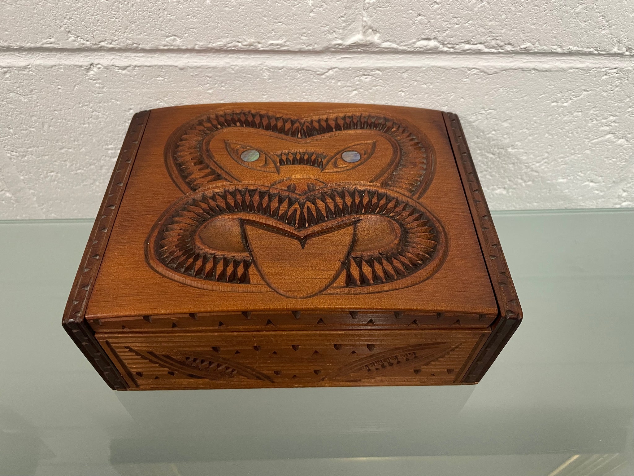 Vintage Maori Hand Carved Trinket Jewellery Box – Moonee Ponds Antiques