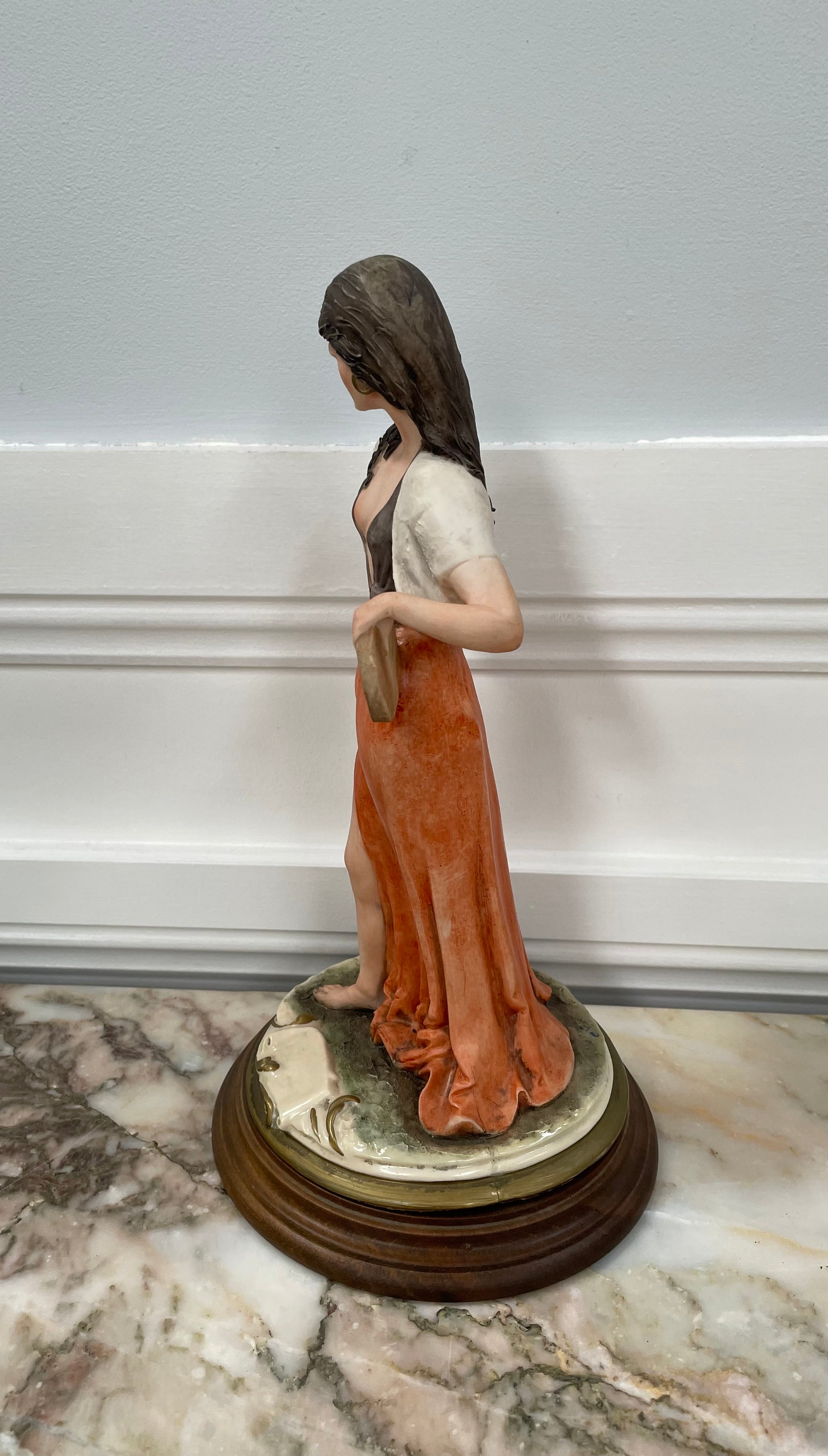 Vintage Porcelain Lady Statue – Moonee Ponds Antiques