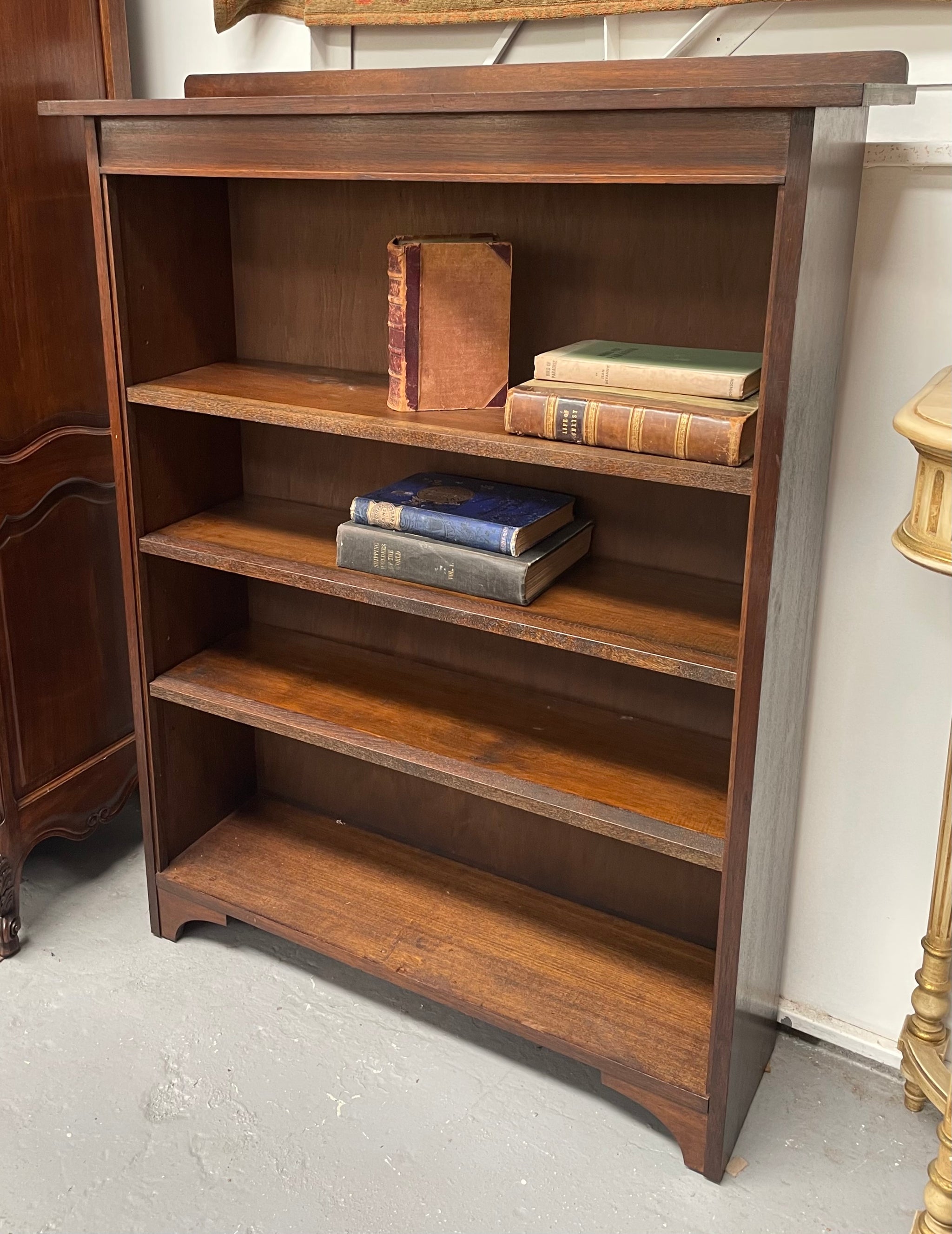 Edwardian Style Australian Blackwood Bookcase – Moonee Ponds Antiques
