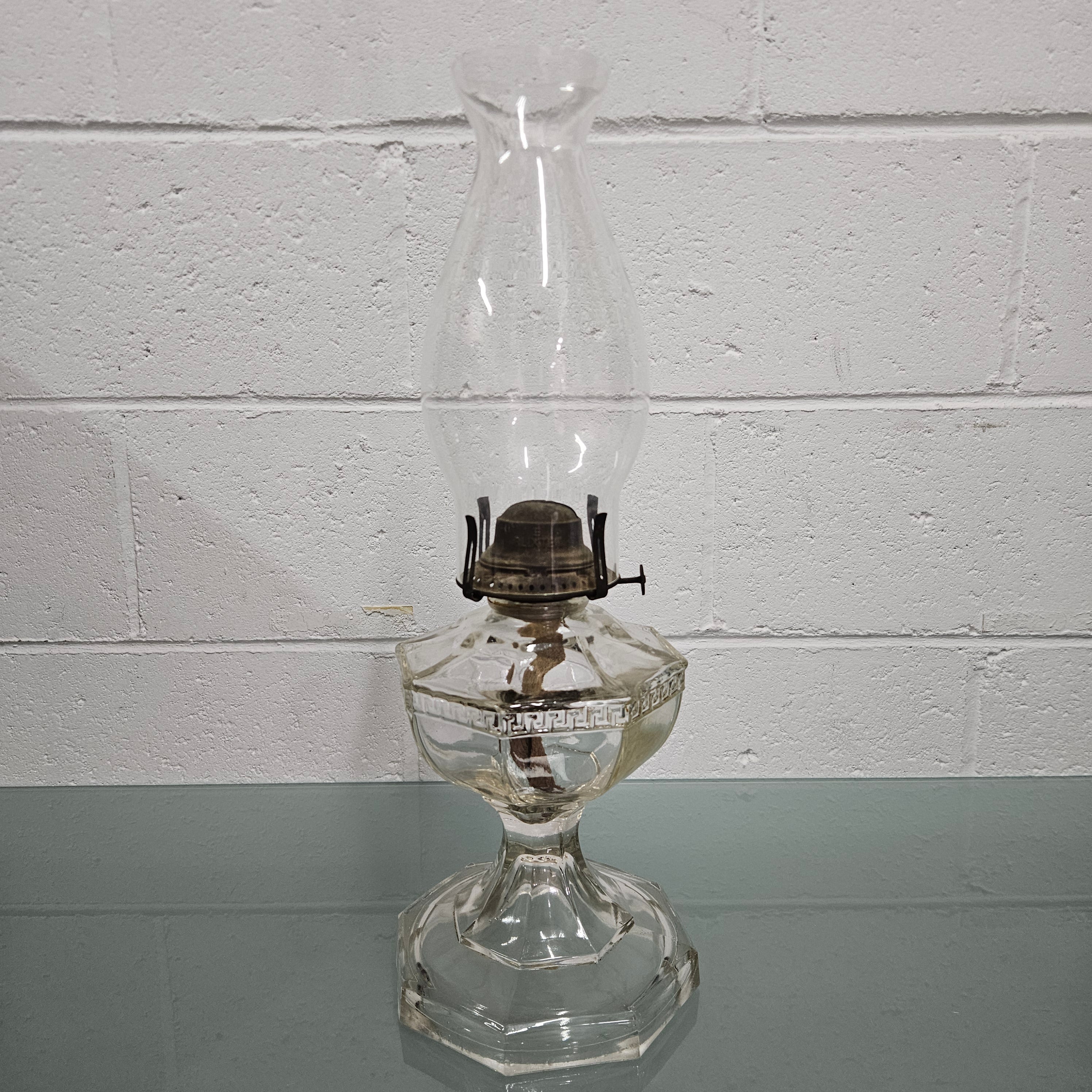 Vintage Clear Glass Kero Lamp – Moonee Ponds Antiques