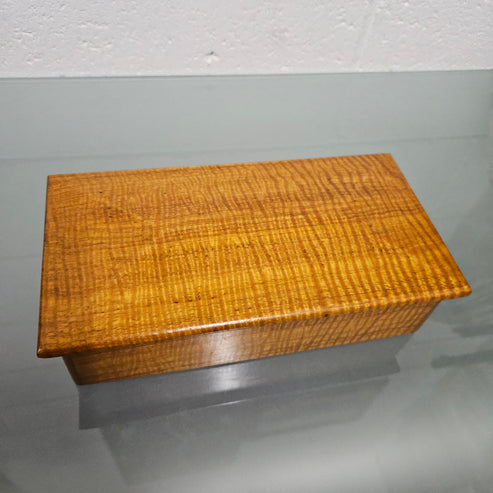 Vintage Tiger Maple Box – Moonee Ponds Antiques