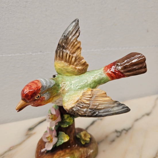 Finch Bird Figurine Crown Staffordshire Signed J T Jones – Moonee Ponds ...